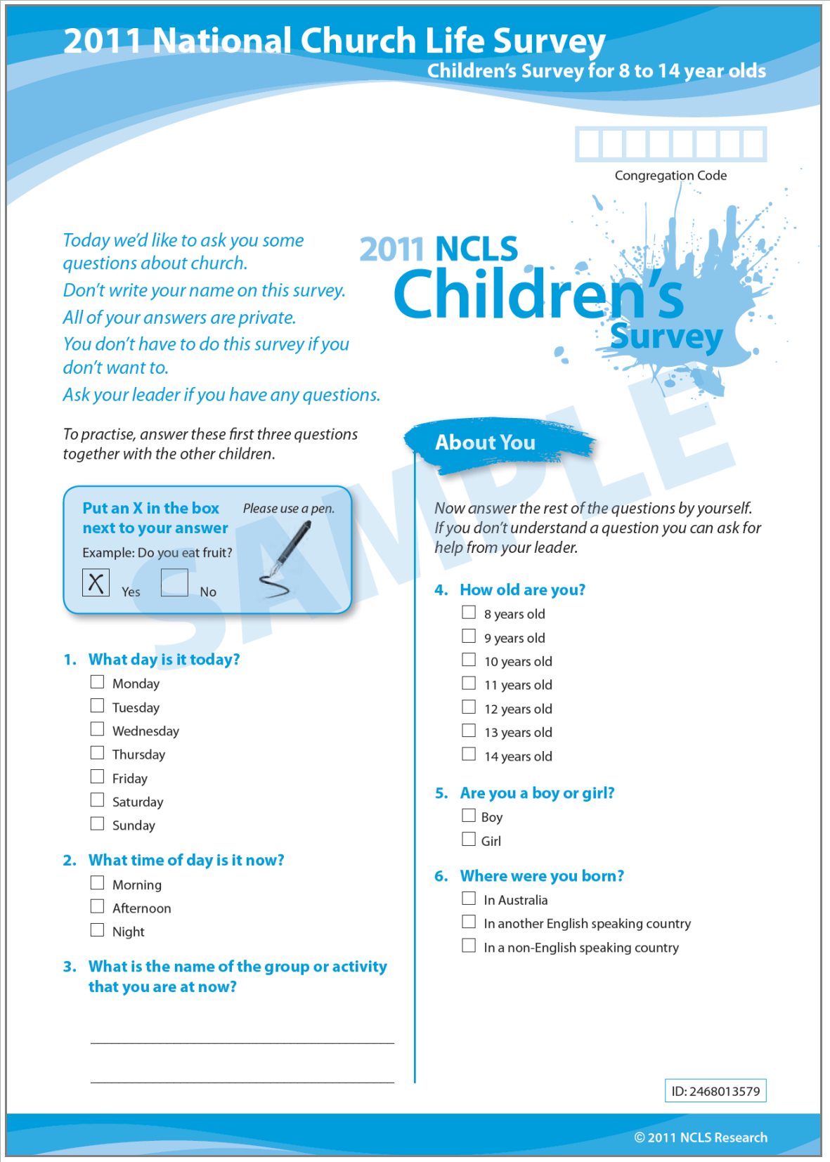 NCLS Research - Survey kit